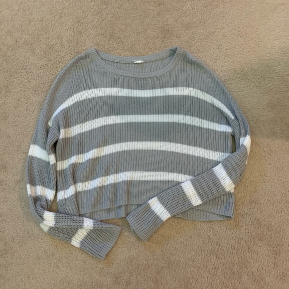 Garage | Sweaters | Garage Grey And White Sweater | Poshmark